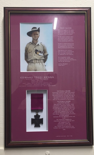 Photograph - Limited edition annotated photograph of Edward (Ted) Kenna ...