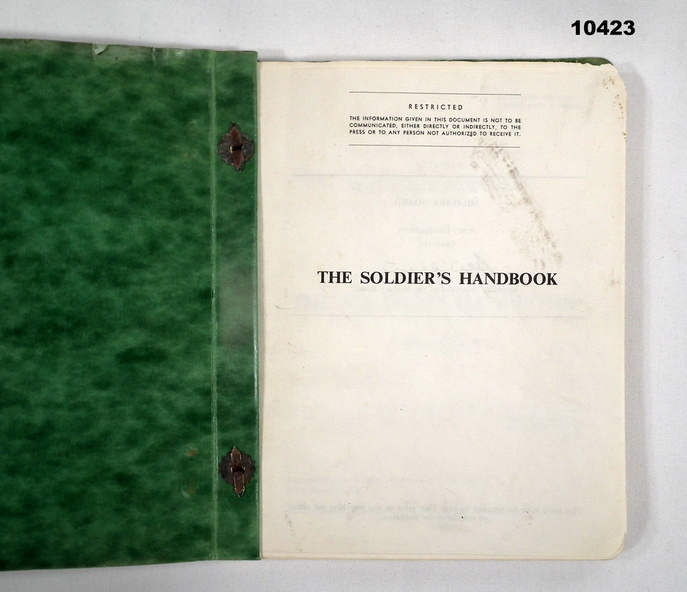 Book - THE SOLDIERS HANDBOOK