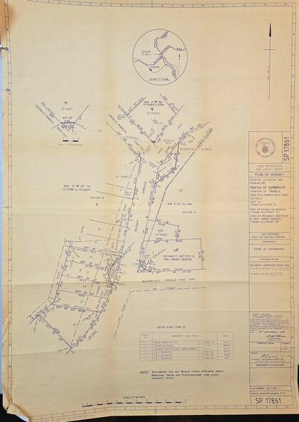 Map - Acquire & declare action for Belgrave-Gembrook Rd., Emerald 1988 ...