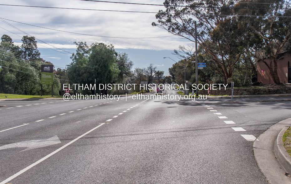 Photograph, Peter Pidgeon, Main Road at Pitt Street, Eltham, 2 Aug. 2022