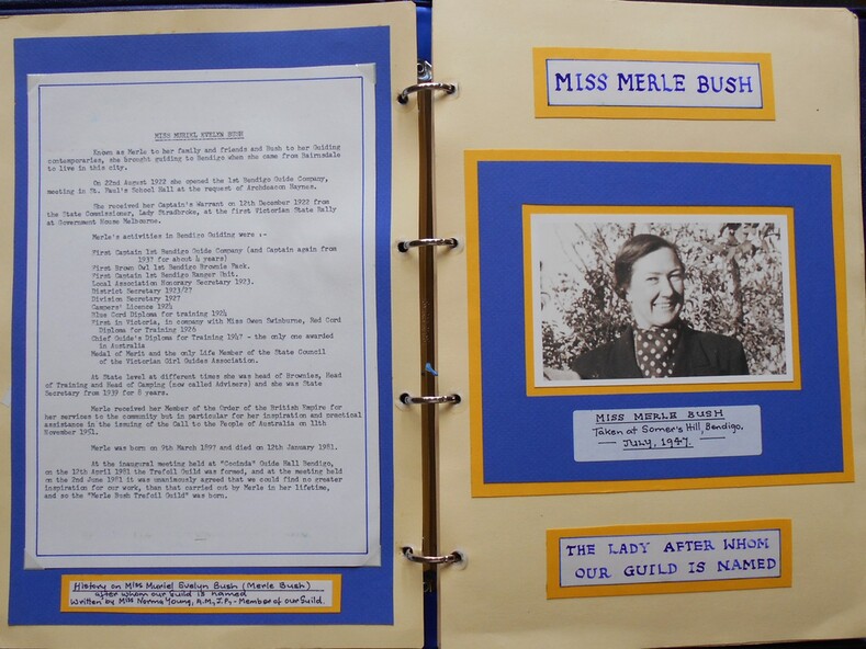 Album - Merle Bush Trefoil Guild: Friendship Book