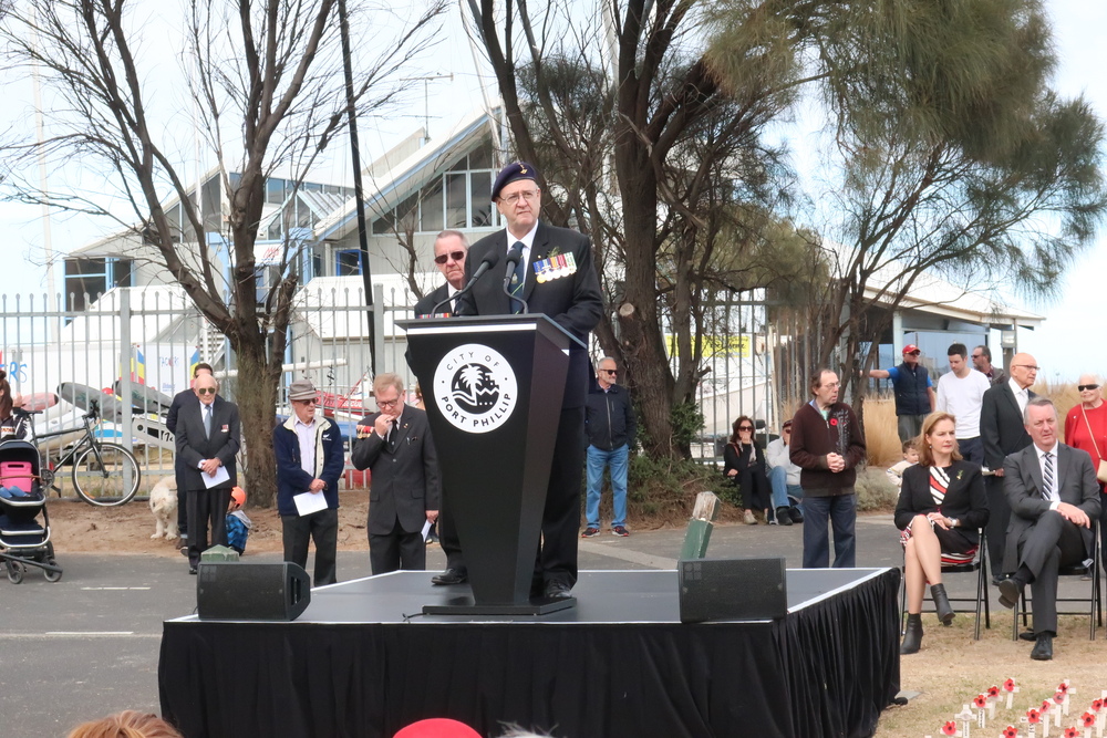Photograph - Barry MINISTER OAM, Anzac Day 2019, Janet BOLITHO, 25 Apr 2019