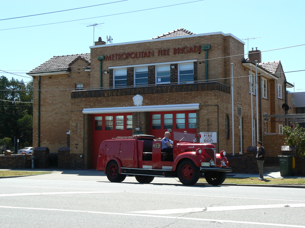 Photograph - Vintage Fire Engine, Fire in the Borough Launch, David ...