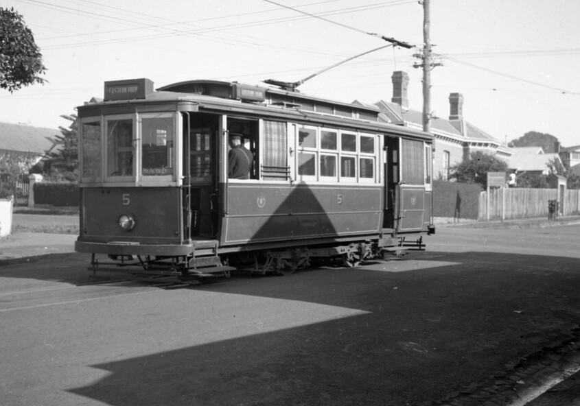 Negative - SECV Geelong No. 5 at Newtown, Hugh Ballment, 25/5/1954