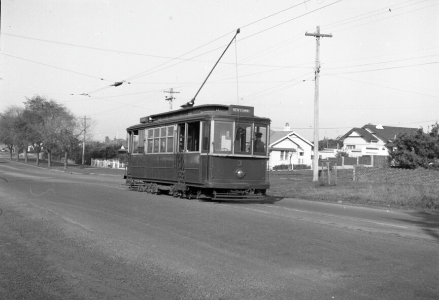 Negative - SECV Geelong No. 3 at Eastern Park, Hugh Ballment, 25/5/1954