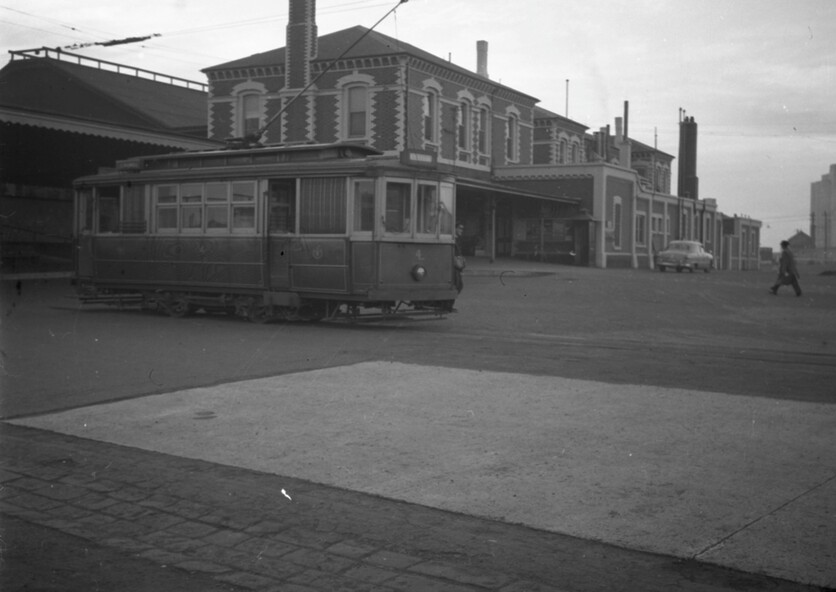 Negative - SECV Geelong No. 4 at the Railway station, Hugh Ballment, 25 ...
