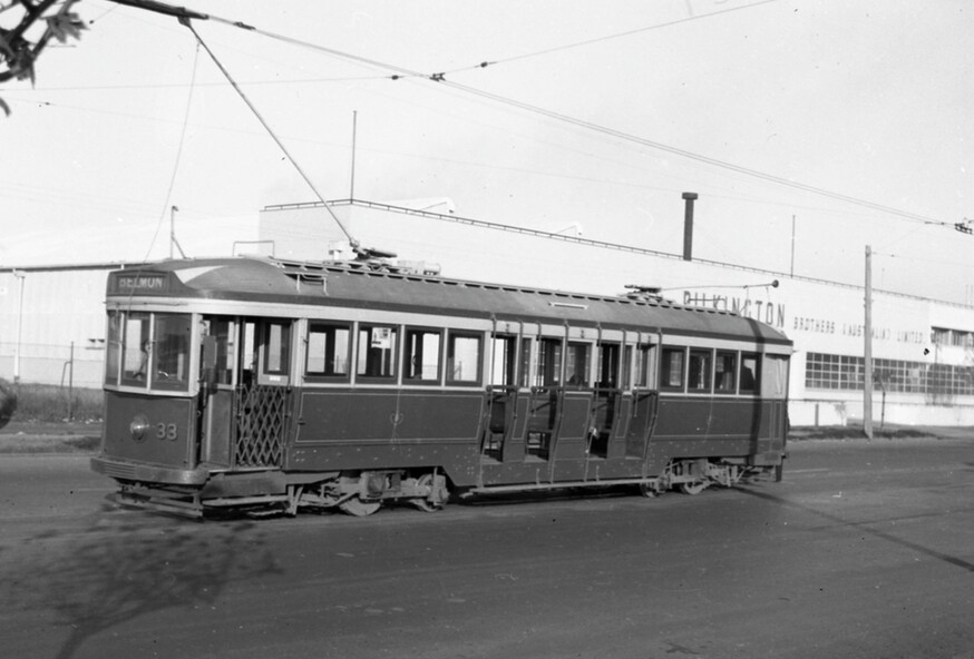 Negative - SECV Geelong 33 at North, Hugh Ballment, 25/5/1954