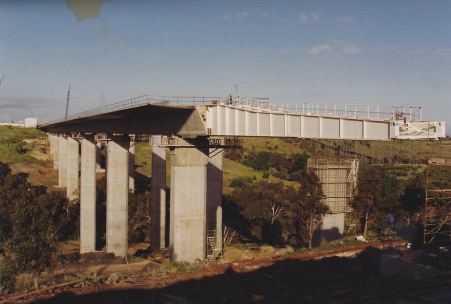 Photograph - Whitten Bridge Under Construction 1993, John Alchin, 1993