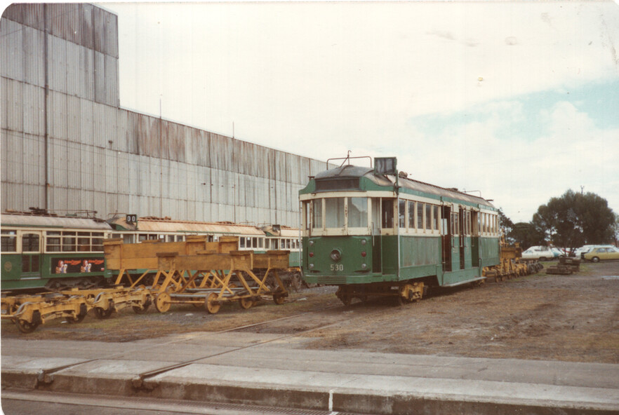 Photograph - MMTB W2 530 on bogie cable tram trucks - set of 2, Norm ...